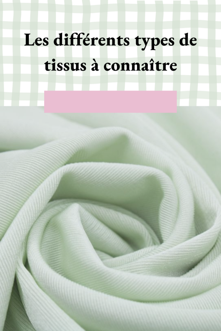 Les différents types de tissus à connaître